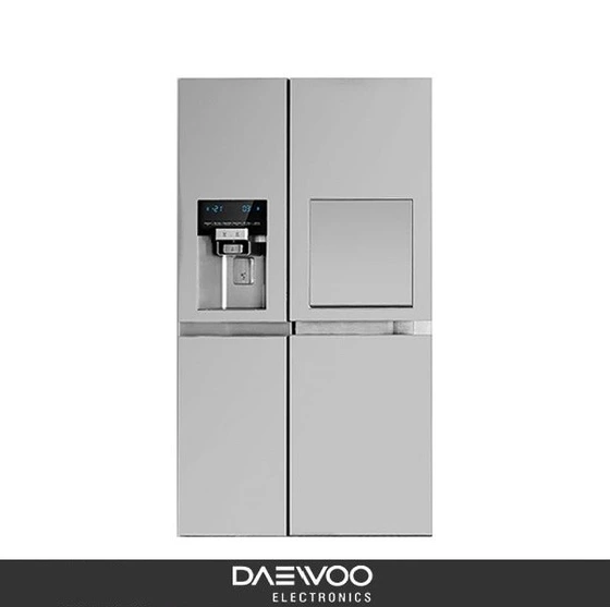 خرید و قیمت یخچال ساید بای ساید دوو مدل D5S-1037MW ظرفیت ۳۵ فوت با بار خانگی و یخساز اتوماتیک | ترب
