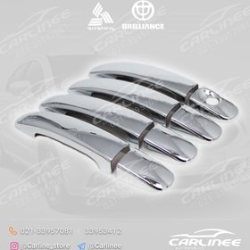 خرید و قیمت روکش استیل دستگیره درب برلیانس H320 H330 | ترب
