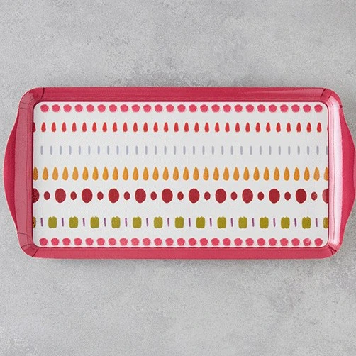 خرید و قیمت سینی CONFETTI MELAMINE 37X18 سانتی متر رنگ English Home | ترب