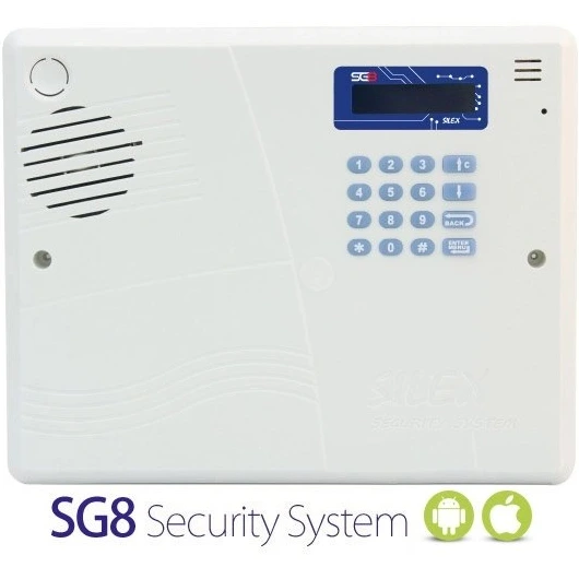 خرید و قیمت دزدگیر اماکن سایلکس silex مدل sg8 805s به همراه باطری ، آژیر ، کاور ، بلندگو ، یک ...