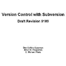 خرید و قیمت دانلود کتاب Version Control with Subversion | ترب