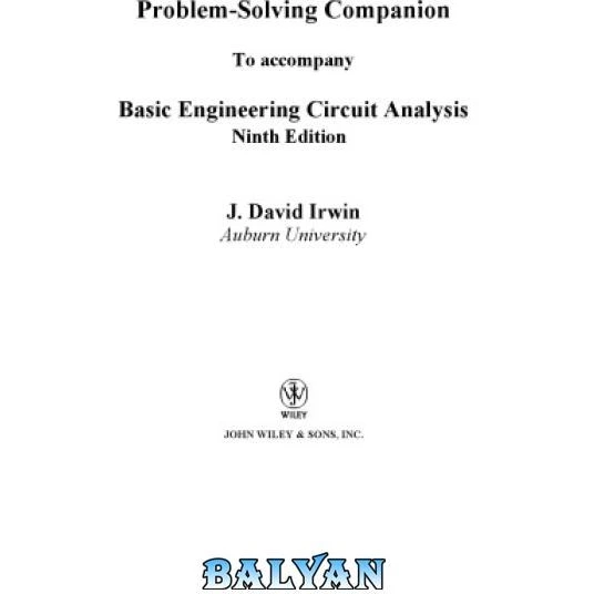 خرید و قیمت دانلود کتاب Basic Engineering Circuit Analysis Problem Solving Companion ترب