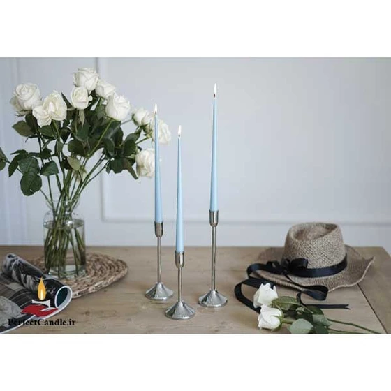 خرید و قیمت بسته شمع قلمی ۳۰ سانت آبی آسمانی | ترب
