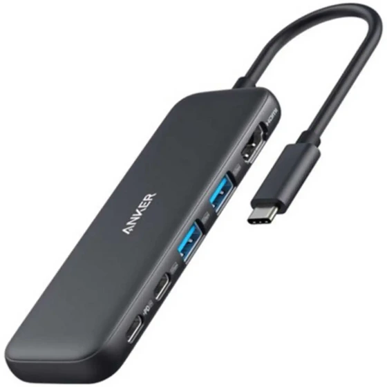 خرید و قیمت هاب TYPE C مدل A8355H11 برند ANKER انکر USB*2 - HDMI - TYPE ...