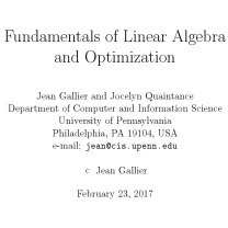 خرید و قیمت دانلود کتاب Fundamentals of linear algebra and optimization draft | ترب