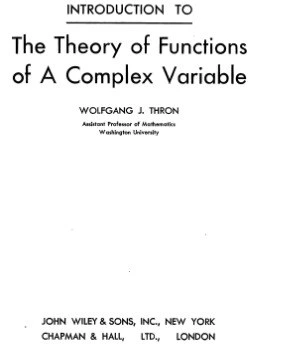 خرید و قیمت دانلود کتاب Introduction to the theory of functions of a ...