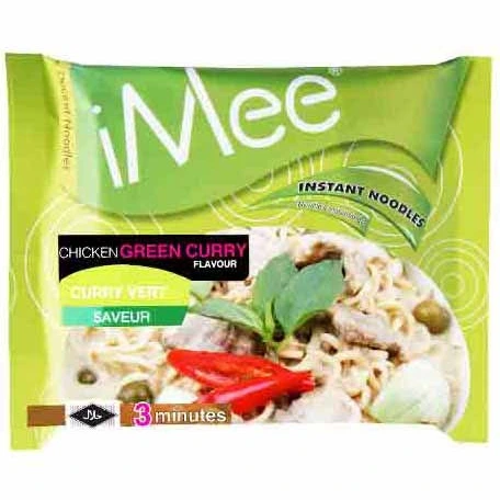 خرید و قیمت نودل تایلندی ایمی با طعم مرغ کاری سبز (70 گرم) Imee | ترب