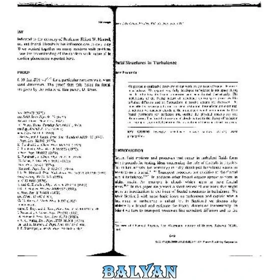 خرید و قیمت دانلود کتاب Fractal turbulence | ترب