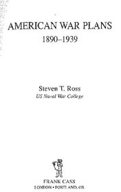خرید و قیمت دانلود کتاب American War Plans, 1890–1939 2002 | ترب