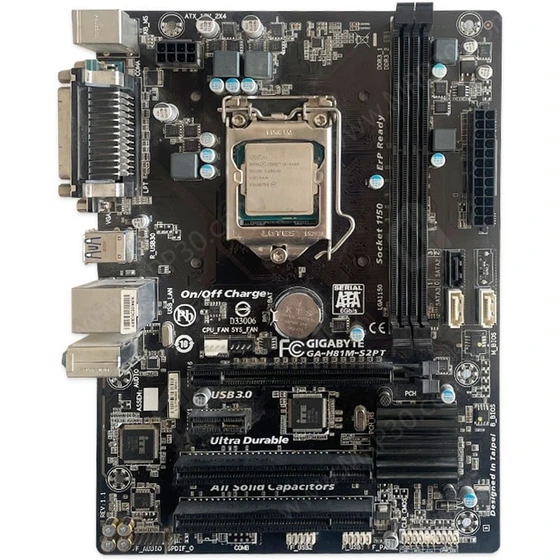 خرید و قیمت باندل مادربرد گیگابایت Gigabyte H81M-S2PT و پردازنده Intel ...