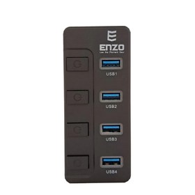 خرید و قیمت هاب 4 پورت USB 3.0 انزو مدل UH-45 ENZO | ترب