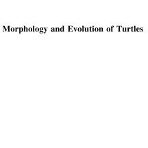 خرید و قیمت دانلود کتاب Morphology and Evolution of Turtles ویرایش 1 | ترب