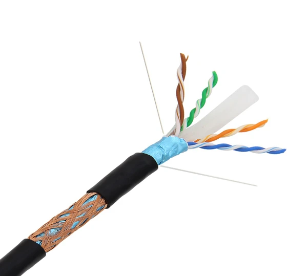 خرید و قیمت کابل شبکه فضای‌باز Cat6 SFTP Outdoor رپیتون مدل Rapiton RP-NC6SO-BLA-305 | ترب