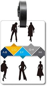 خرید و قیمت Posture Selection Outline Models Suitcase Bag Tag Luggage ...