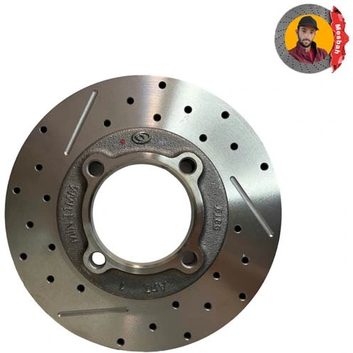 خرید و قیمت دیسک ترمز سوراخدار عقب 206 تیپ 5 - رانا - 207 آسمکو ASMCO | ترب