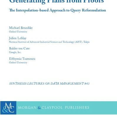 خرید و قیمت دانلود کتاب Generating Plans from Proofs. The Interpolation-based Approach to Query ...