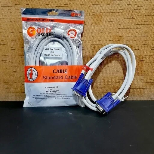 خرید و قیمت کابل VGA 3 4 یک و نیم متری | ترب