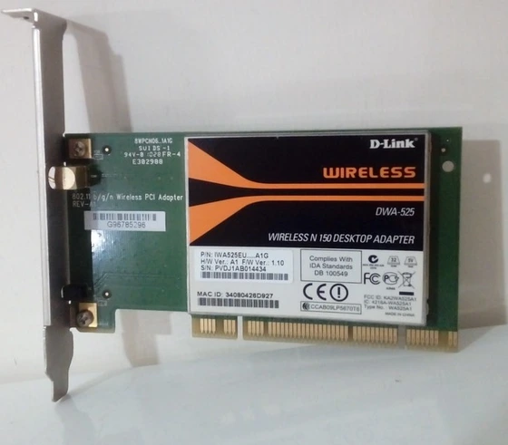 خرید و قیمت کارت وایرلس D-LINK DWA-525 استوک | ترب
