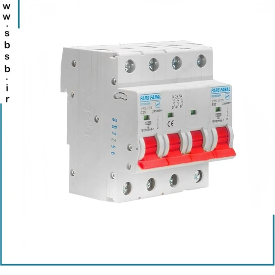 خرید و قیمت کلید مینیاتوری چهار پل | PFN-4P | پارس فانال | ترب