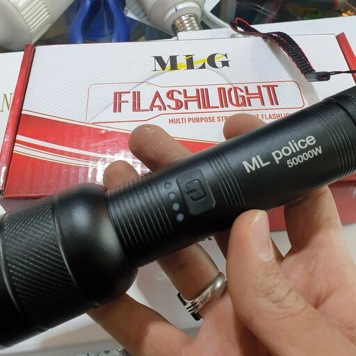 خرید و قیمت چراغ قوه پلیسی قدرتمند ML police 50000w شارژی | ترب