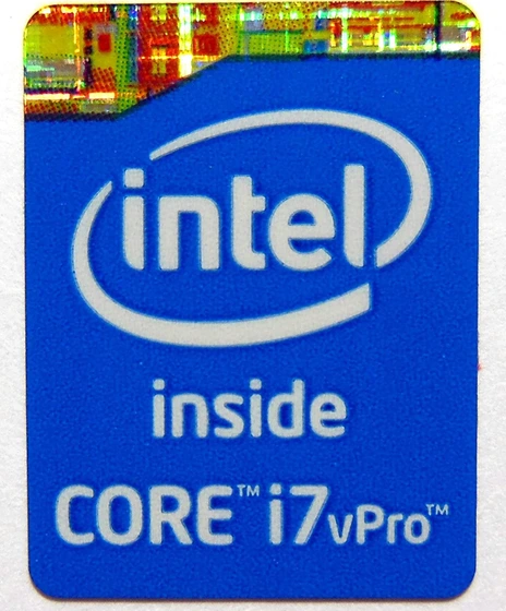 خرید و قیمت Intel Core i7 vPro Intel Original Intel Sticker 16 x 21 mm ...