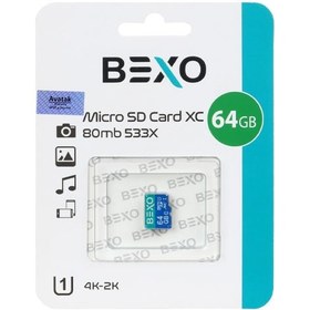 خرید و قیمت رم میکرو Bexo 64GB کلاس 10 UHS-I U1 مدل 533X | ترب