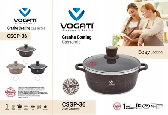 خرید و قیمت قابلمه تک گرانیت برند وگاتی (vogati) مدل CSGP-36 | ترب