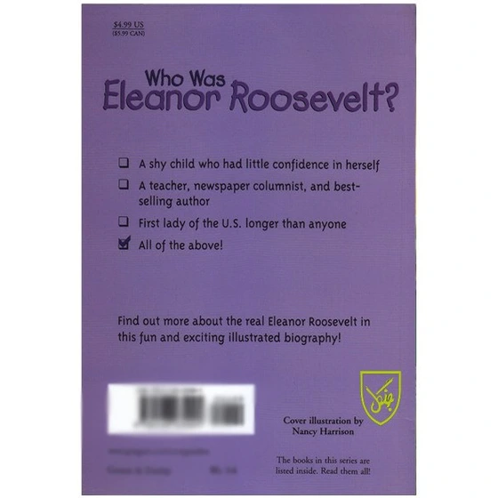 خرید و قیمت کتاب Who Was Eleanor Roosevelt اثر Gare Thompson انتشارات ...