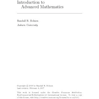 خرید و قیمت دانلود کتاب Introduction to Advanced Mathematics version 3 ...