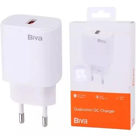 خرید و قیمت شارژر فست شارژ بیوا Biva HC-04Q 3A QC3.0 PD 18W با گارانتی | ترب