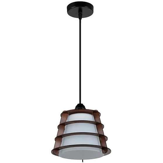 خرید و قیمت چراغ آویز چشمه نور کد A1314/1H-BR قهوه ای | ترب