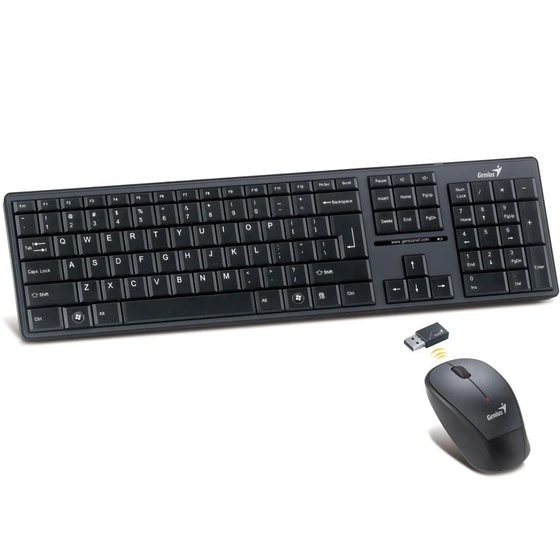 خرید و قیمت Genius SlimStar 8000ME Wireless Keyboard And Mouse | ترب