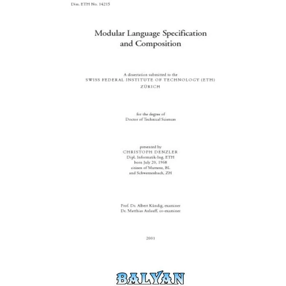 خرید و قیمت دانلود کتاب Modular Language Specification and Composition ...