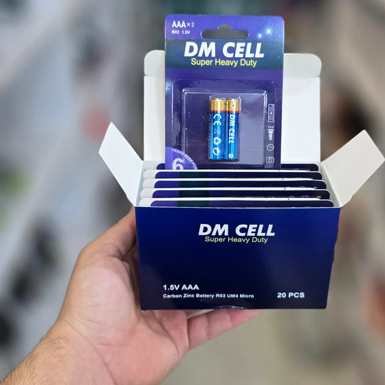 خرید و قیمت باتری نیم قلم DM CELL کارتی Super Heavy Duty | ترب