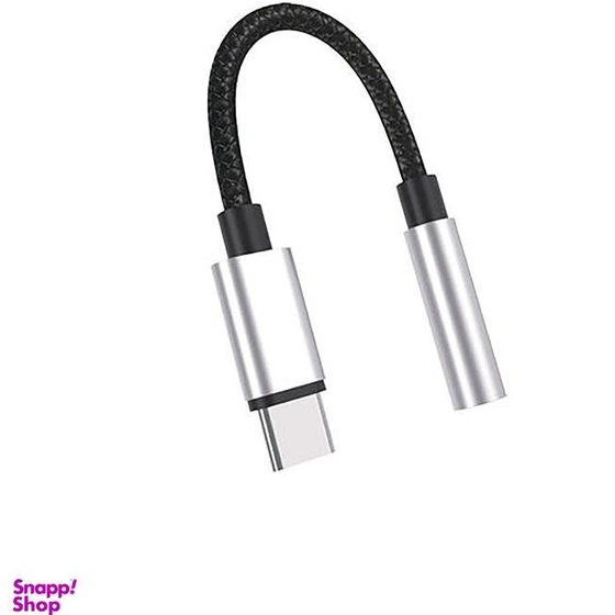 خرید و قیمت کابل تبدیل USB-C به جک 3٫5 میلی متری لیتو (Leitu) مدل LA-1 طول 0٫1 متر | ترب