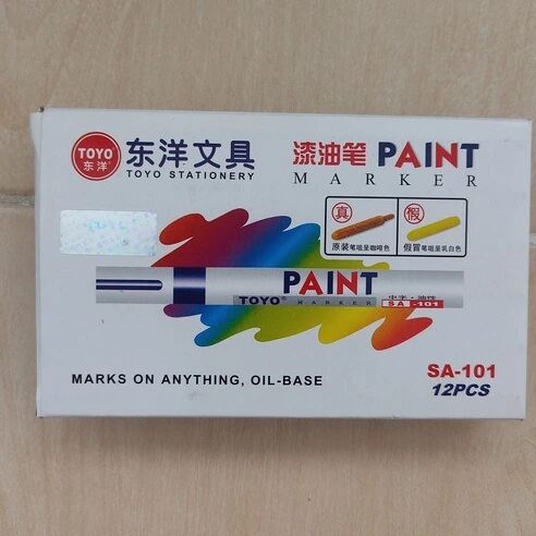 خرید و قیمت ماژیک طلایی متال مارکر toyo SA 101 بسته 10 عددی | ترب