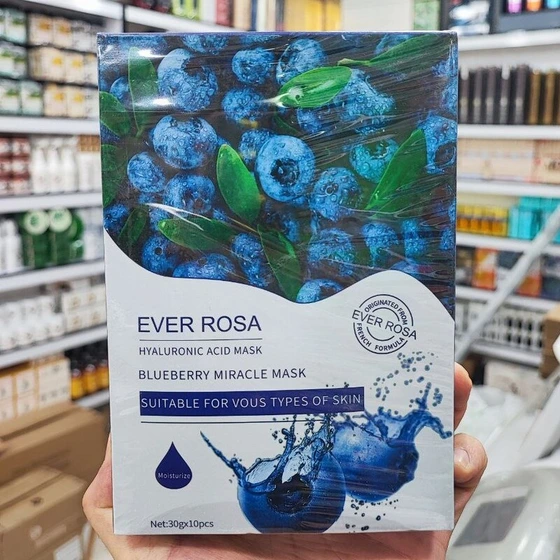 خرید و قیمت ماسک ورقه ای بلوبری برند EVER ROSA | ترب