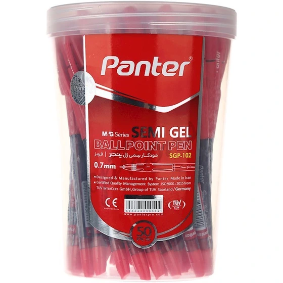 خرید و قیمت خودکار رنگی پنتر 0.7 میلی متری sami Gel بسته 50 عددی میکس | ترب