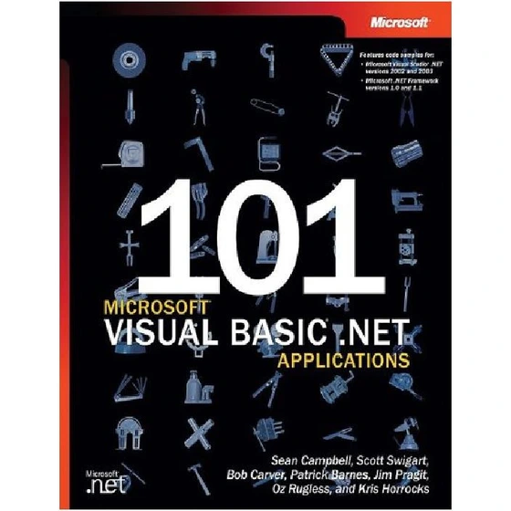 خرید و قیمت دانلود کتاب 101 Microsoft Visual Basic Net Applications ترب