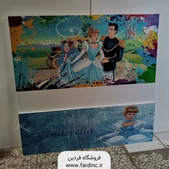 خرید و قیمت تخت خواب یک نفره کینگ عرض 120 مدل سیندرلا رنگبندی 20