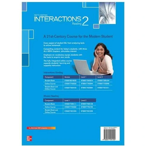 خرید و قیمت کتاب Interactions 2 Reading 6th اثر Pamela Hartmann انتشارات مک گرا هیل | ترب