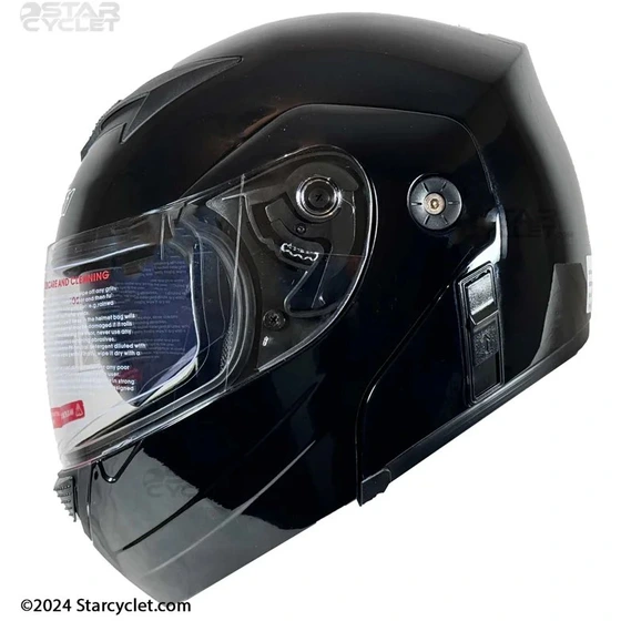 خرید و قیمت کلاه کاسکت فک متحرک DA1 مدل 102-BLK | ترب