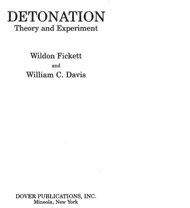 خرید و قیمت دانلود کتاب Detonation - Theory and Experiment 1979 | ترب