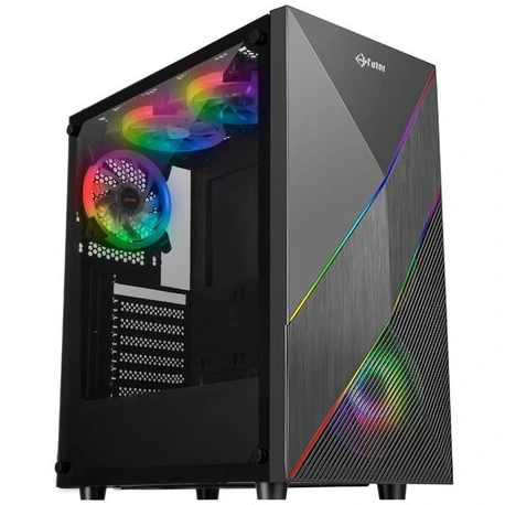 خرید و قیمت قاب کیس گیمینگ مدل FG-520X دارای 2 فن RGB | ترب