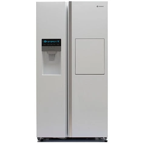 خرید و قیمت یخچال فریزر ساید بای ساید اسنوا مدل S2Di-M210 ظرفیت ۳۲ فوت با بار خانگی و یخساز ...