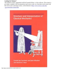 خرید و قیمت دانلود کتاب Structure and Interpretation of Classical Mechanics 2006 | ترب