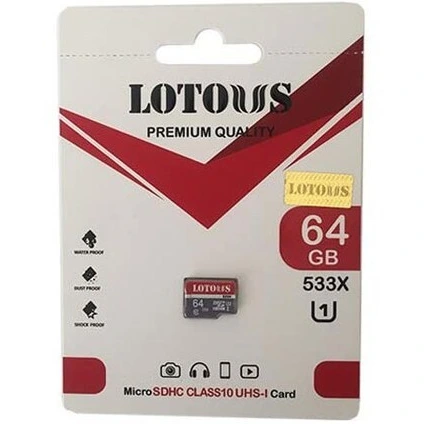 خرید و قیمت رم میکرو لوتوس مدل U1 533x ظرفیت 64 گیگابایت | ترب