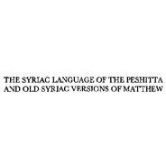 خرید و قیمت دانلود کتاب The Syriac Language of the Peshitta and Old ...