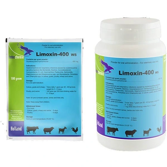 خرید و قیمت پودر لیموکسین اینتر شیمی Limoxin-400 وزن 100 گرم | ترب