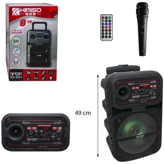 خرید و قیمت اسپیکر بلوتوثی قابل حمل کیمیسو qs-807 | ترب